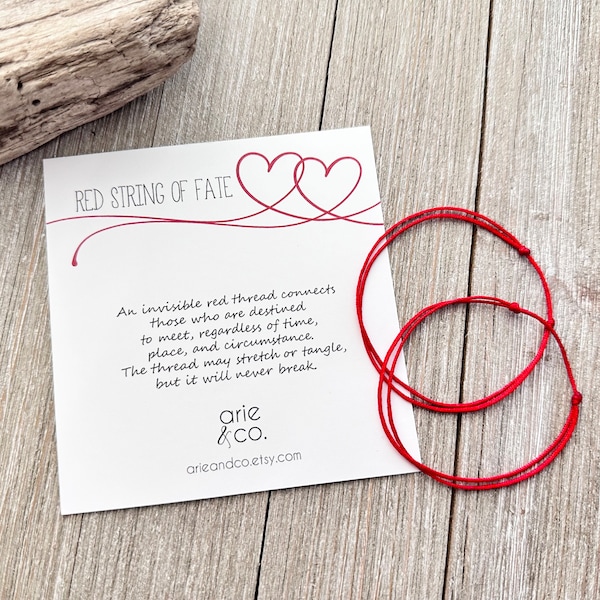 Red String - Etsy