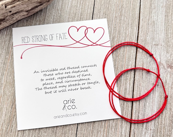 Red Thread of Fate Print High Quality 8x10 Art Print Hands Friendship ...