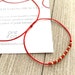 Red String Bracelet / Red String Protection Bracelet / Amulet Red ...