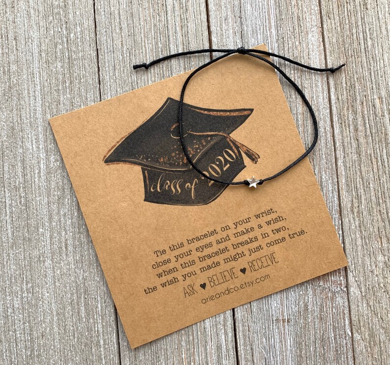 Graduation Wish Bracelet Graduation Gift 2020 Graduation | Etsy