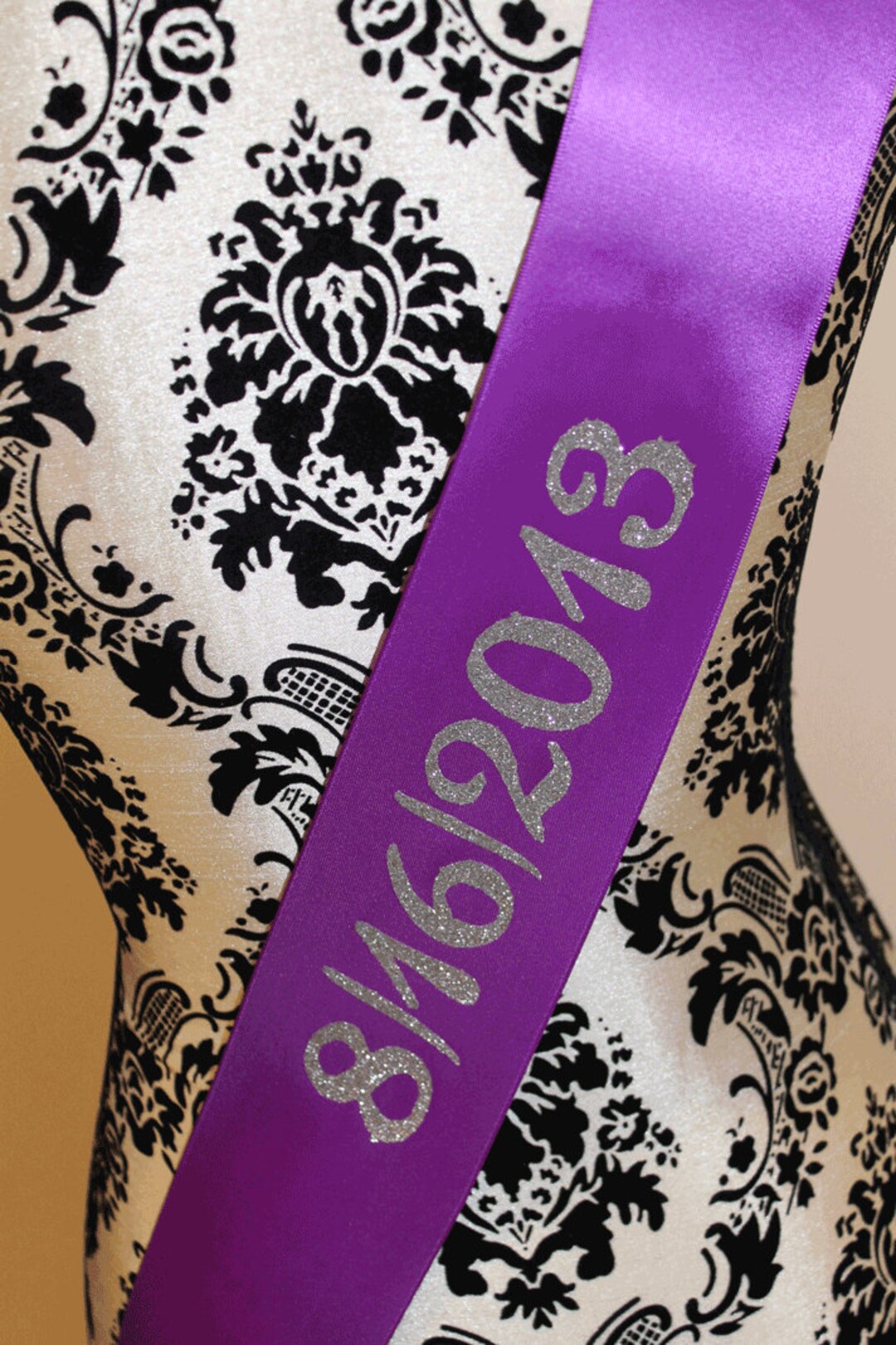 Back Print Upgrade for Your Sash - Etsy