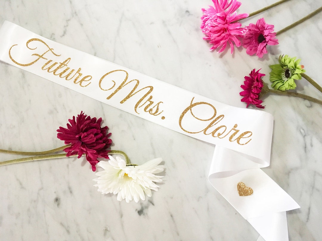 Future Mrs Sash, Bachelorette Party Sash, Bride Sash, Bachelorette Sash ...