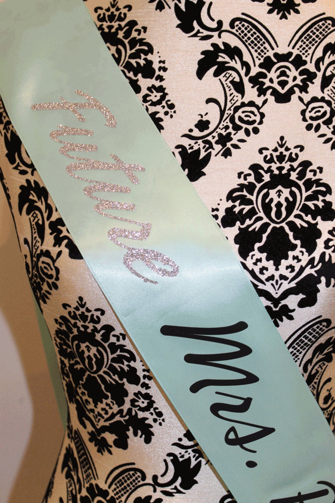 Bachelorette Sash Light Turquoise Blue - Etsy