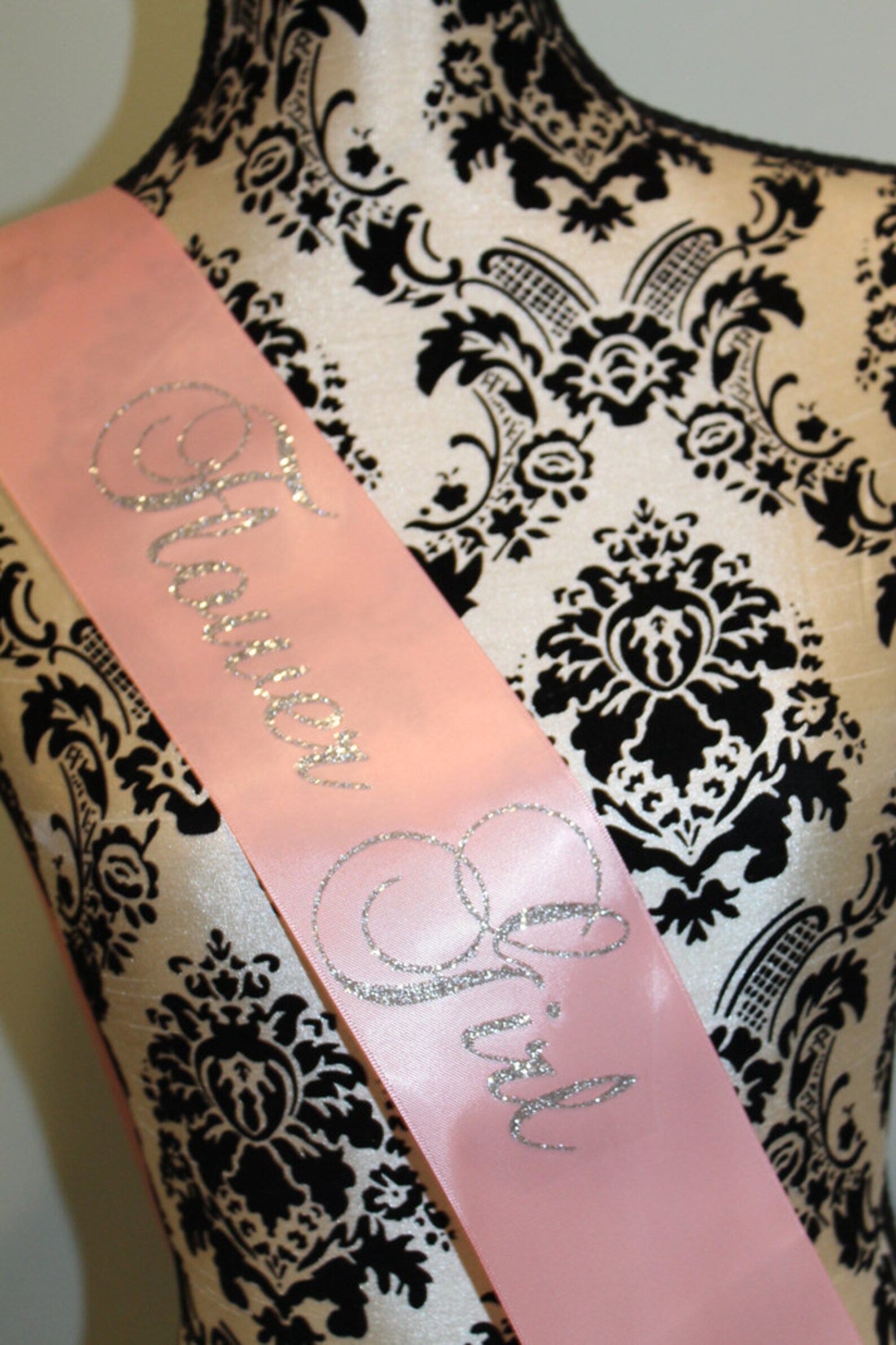 Flower Girl Sash Bridal Shower Sash Girls Birthday Sash Big - Etsy