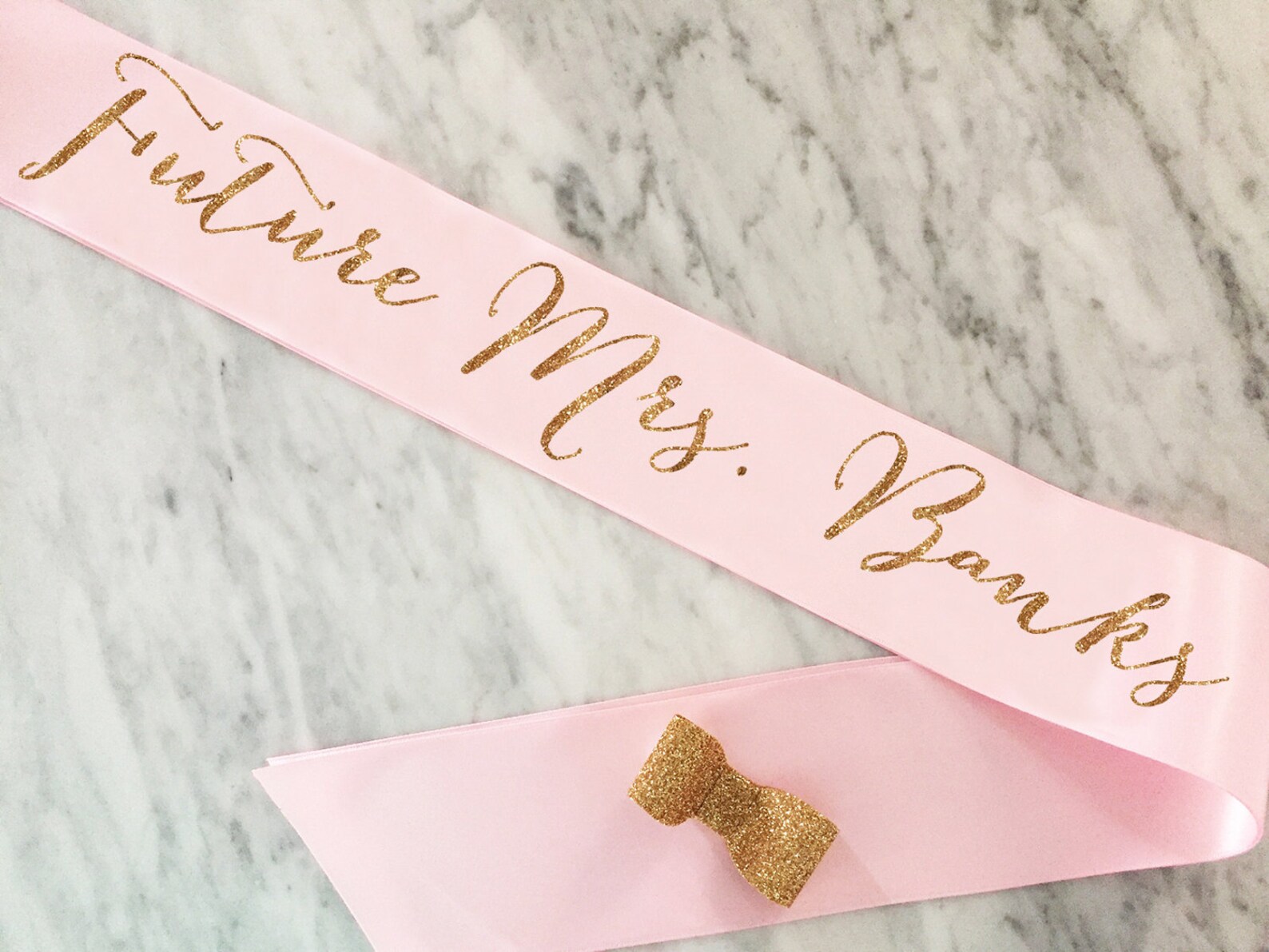 Future Mrs Sash Bachelorette Sash Bridal Shower Sash Blush - Etsy
