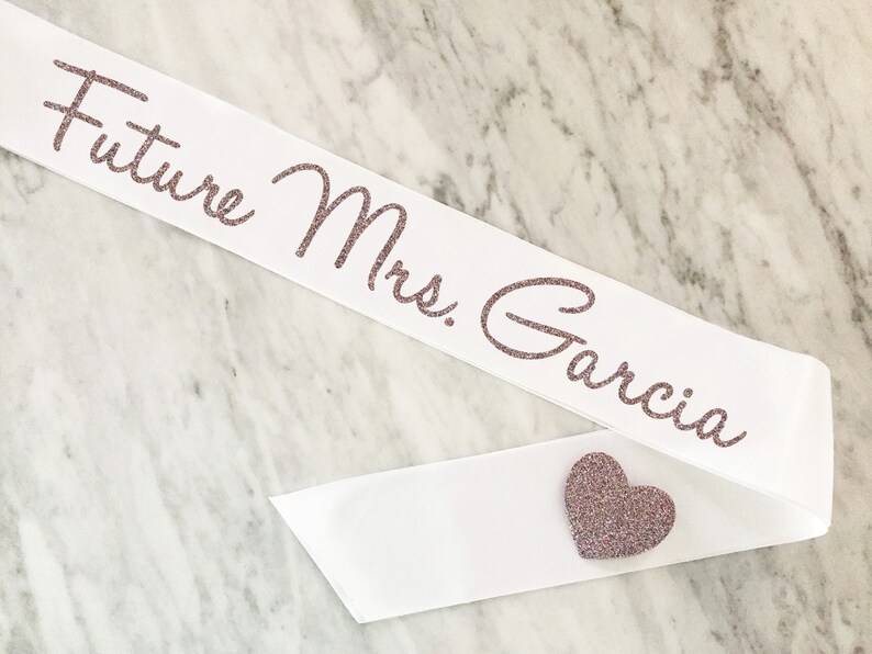 Future Mrs Sash Custom Bachelorette Party Sash Personalized - Etsy