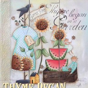 Thyme Began in a Garden by Deb Antonick, Email Pattern Packet FREE ...