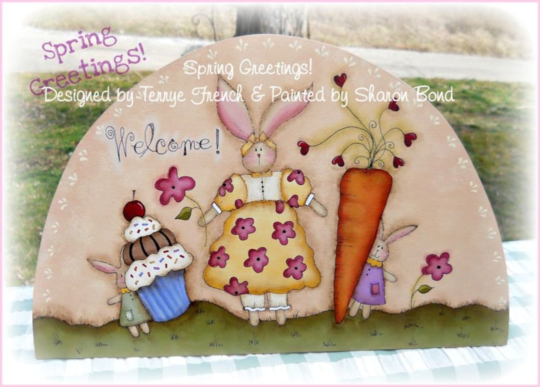Spring Greetings - Email Pattern Packet By, Sharon Bond - Etsy Canada