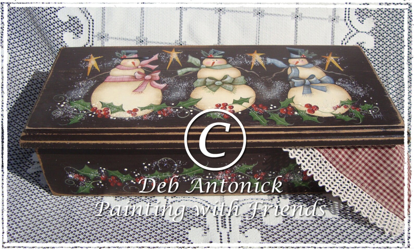 Holly Berries and Snowies by Deb Antonick, Digital Pattern Packet - Etsy