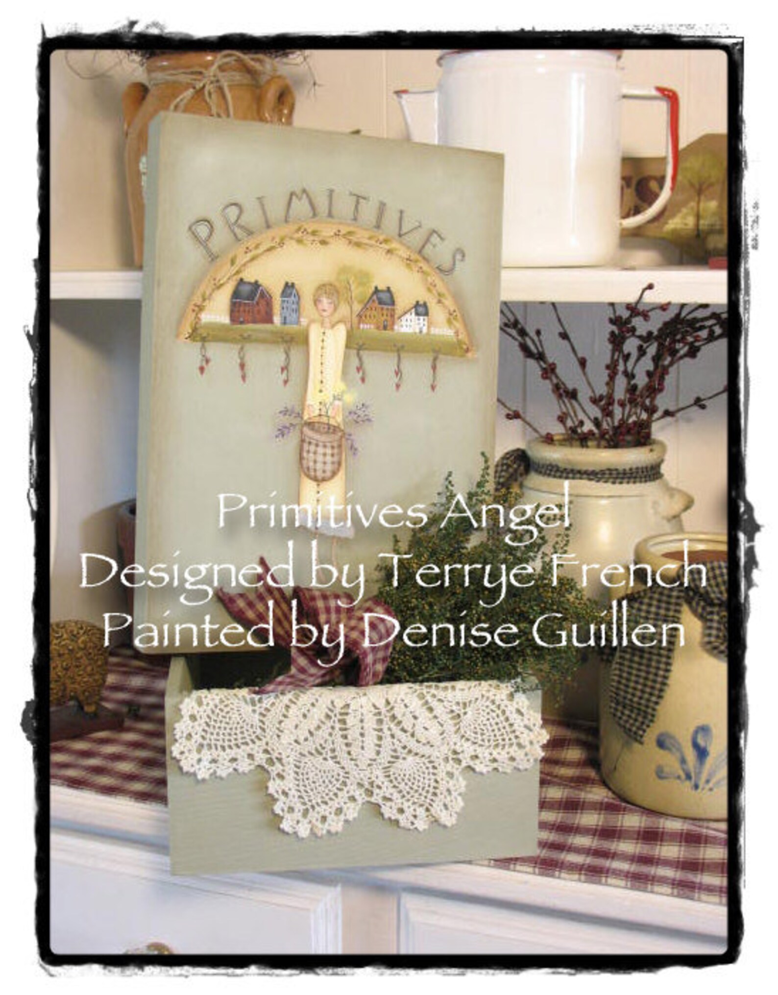 Primitives Angel - Painted by Denise Guillen, Painting With Friends E ...