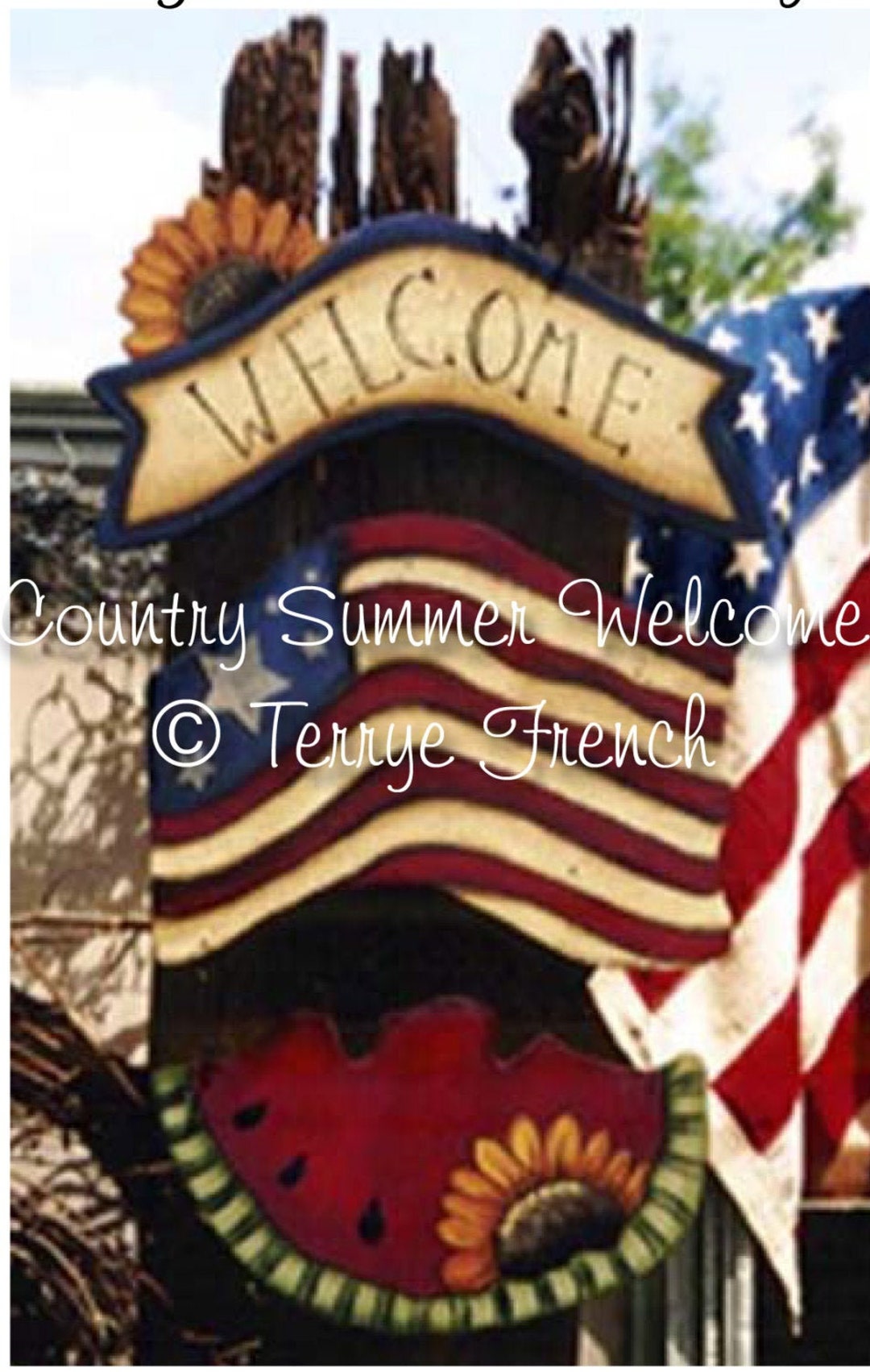 Country Summer Welcome - by Terrye French, E-pattern - Etsy