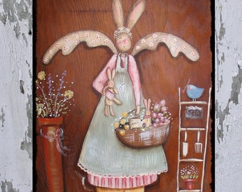 Holiday Painted Pear Basket E-book PDF by Terrye French out - Etsy