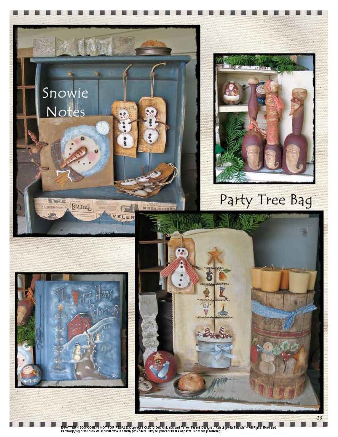 Holiday Painted Pear Basket E-book PDF by Terrye French (out of Print ...