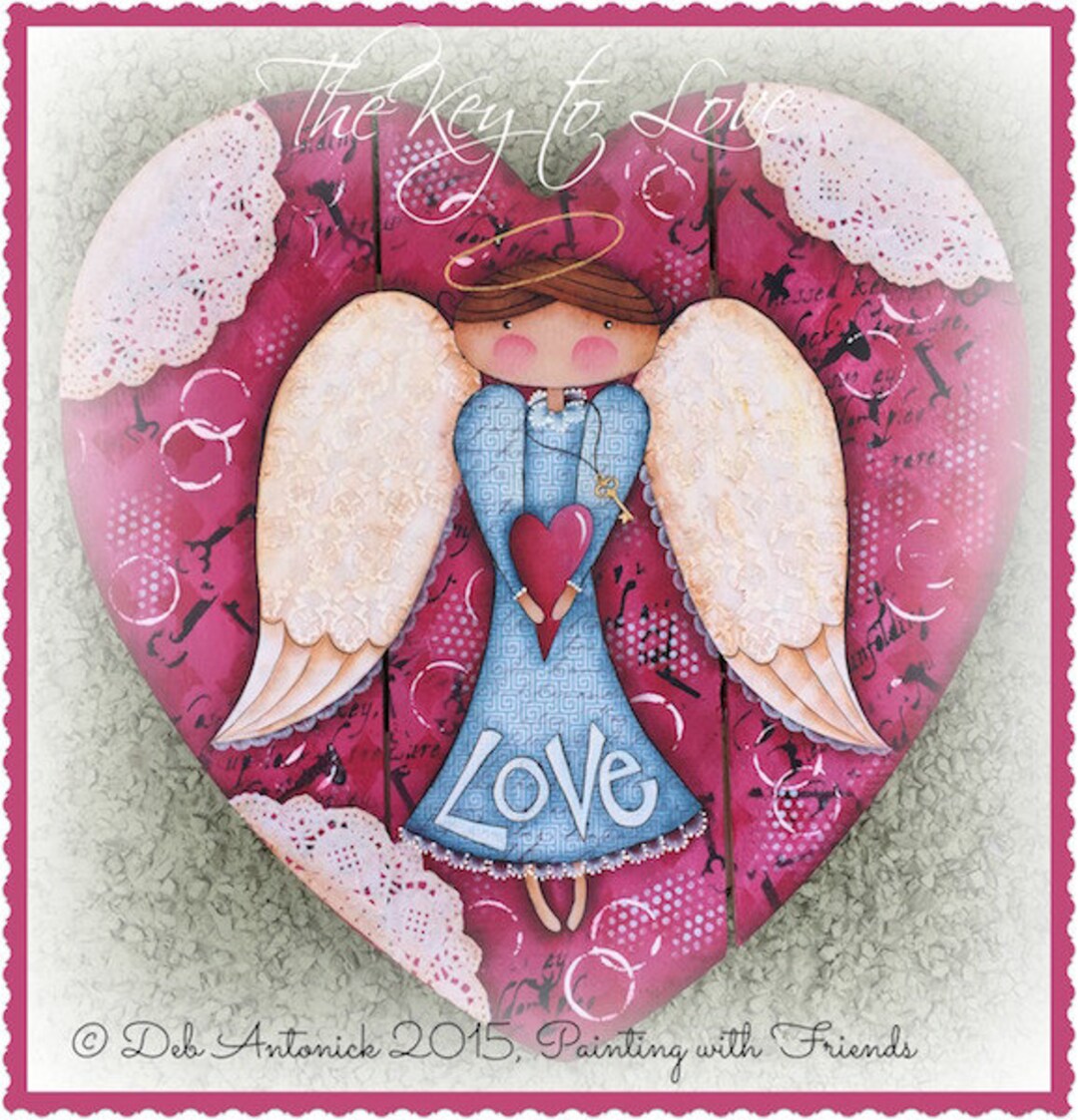 The Key to Love - by Deb Antonick, Digital E Pattern.( Originally ...