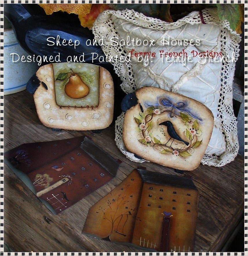 Sheep and Coasters by Terrye French E-pattern - Etsy