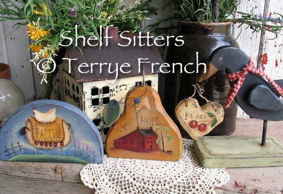 Shelf Sitters by Terrye French E-Pattern | Etsy