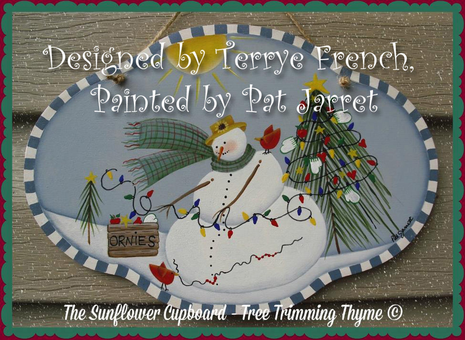 Tree Trimmin Thyme - Painted by Pat Jarrett, Painting With Friends E ...