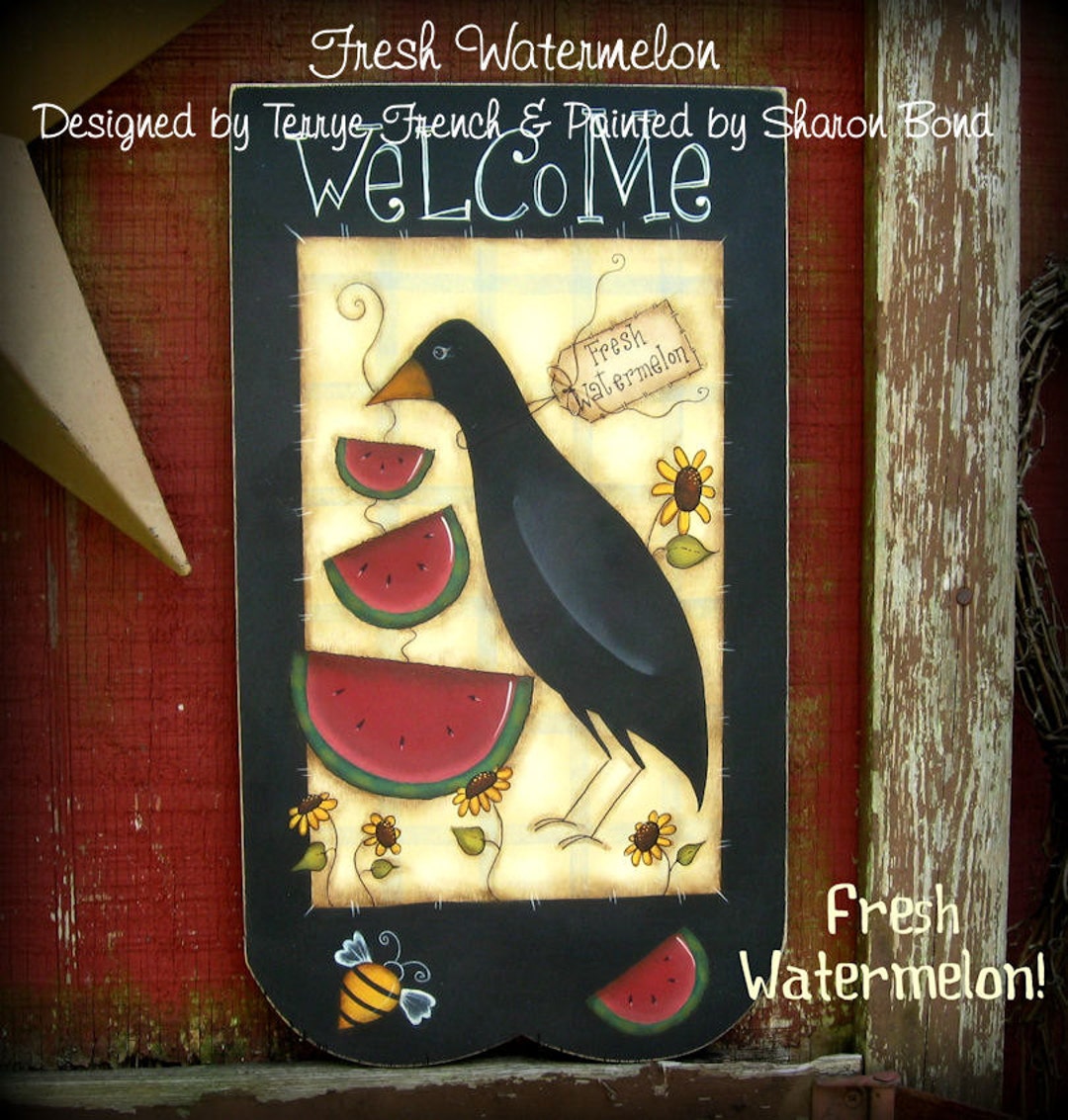 Fresh Watermelon by Sharon Bond , Email Pattern Packet - Etsy