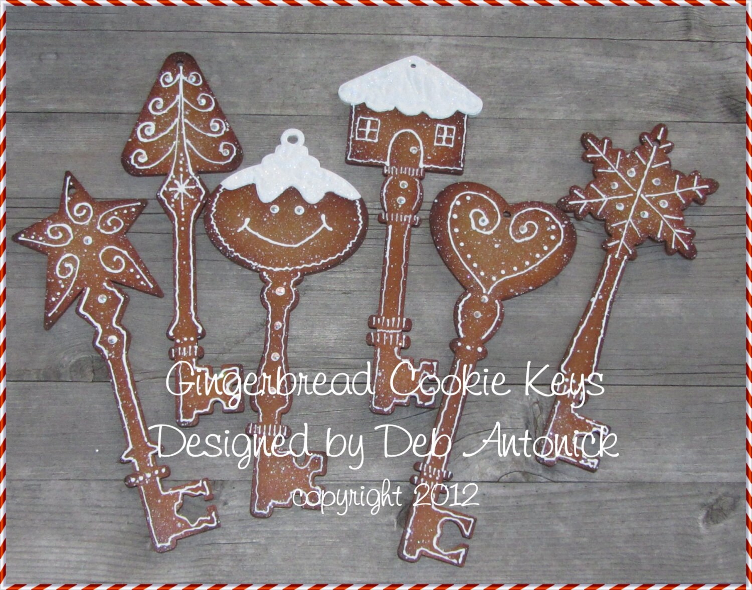 Gingerbread Cookie Keys Email Pattern Packet By Deb - Etsy