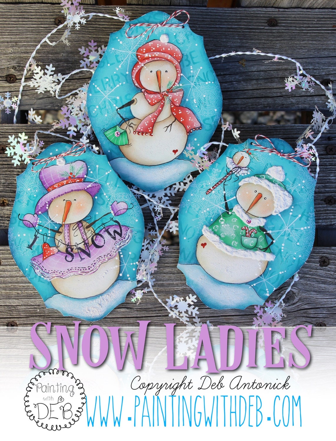 Snow Ladies by Deb Antonick, Digital Pattern Packet (previously ...