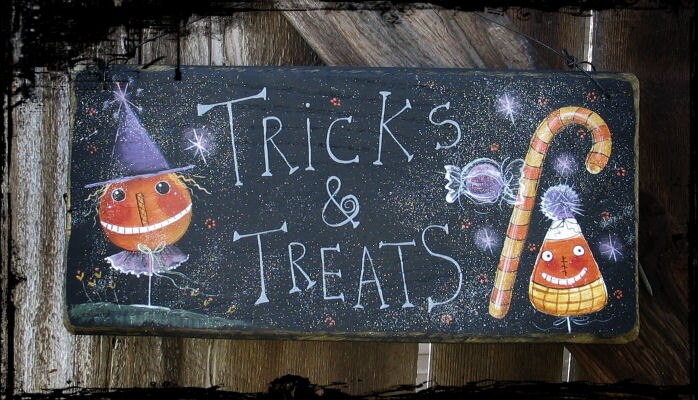 Spooky Signs E-pattern Painted by Terrye French - Etsy
