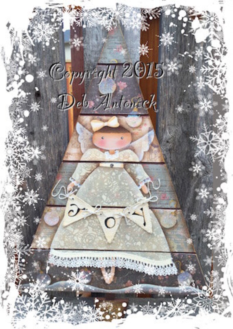 Vintage Angel Tree - by Deb Antonick, Painting With Friends Digital E ...