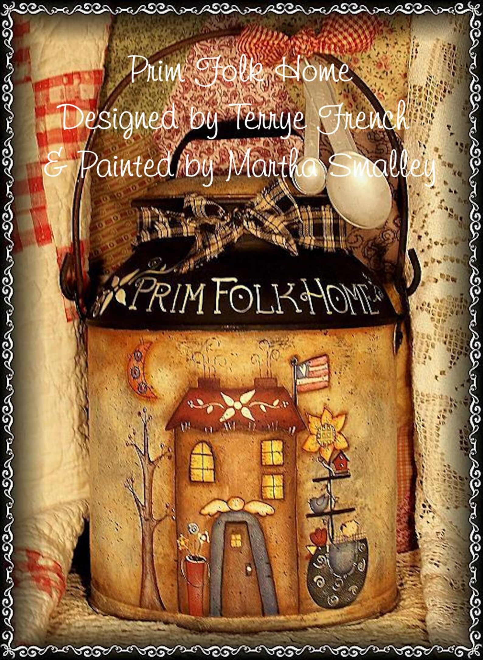 Prim Folk Home - Painted by Martha Smalley, Painting With Friends E ...