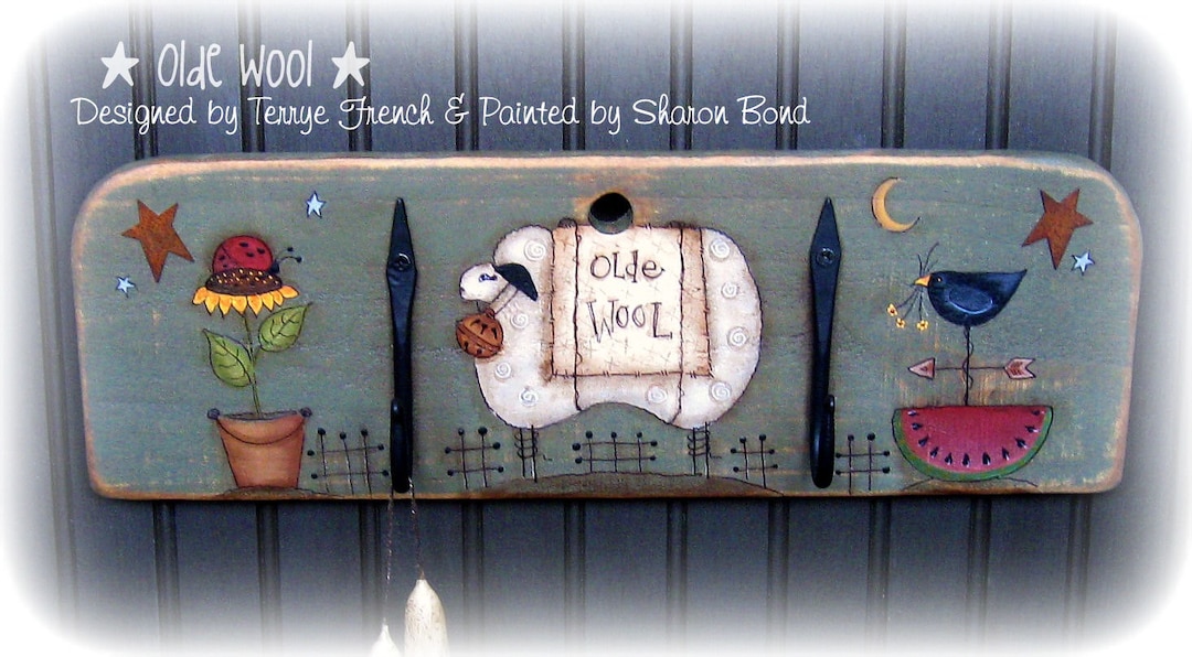 Old Wool - Painted by Sharon Bond, E Pattern - Etsy Canada