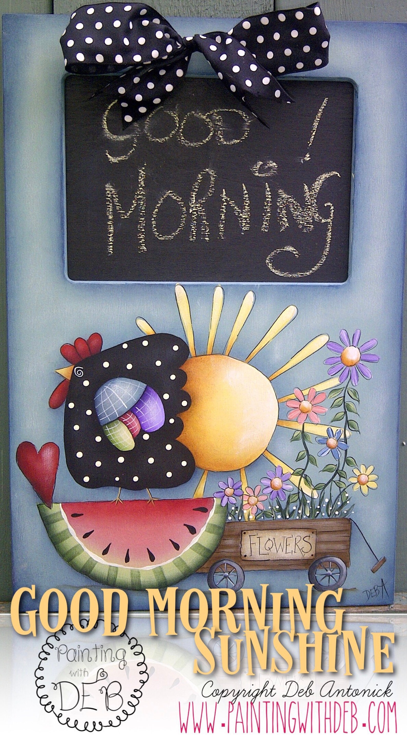 Good Morning, Email Pattern Packet, By, Deb Antonick - Etsy UK