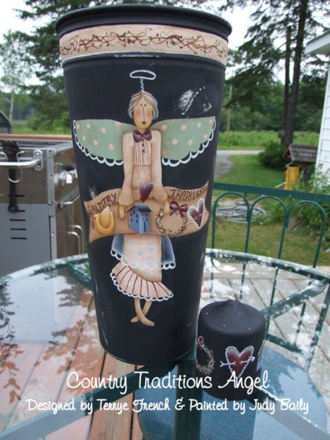 Country Angel- Painted by Judy Bailey, Painting With Friends E Pattern ...