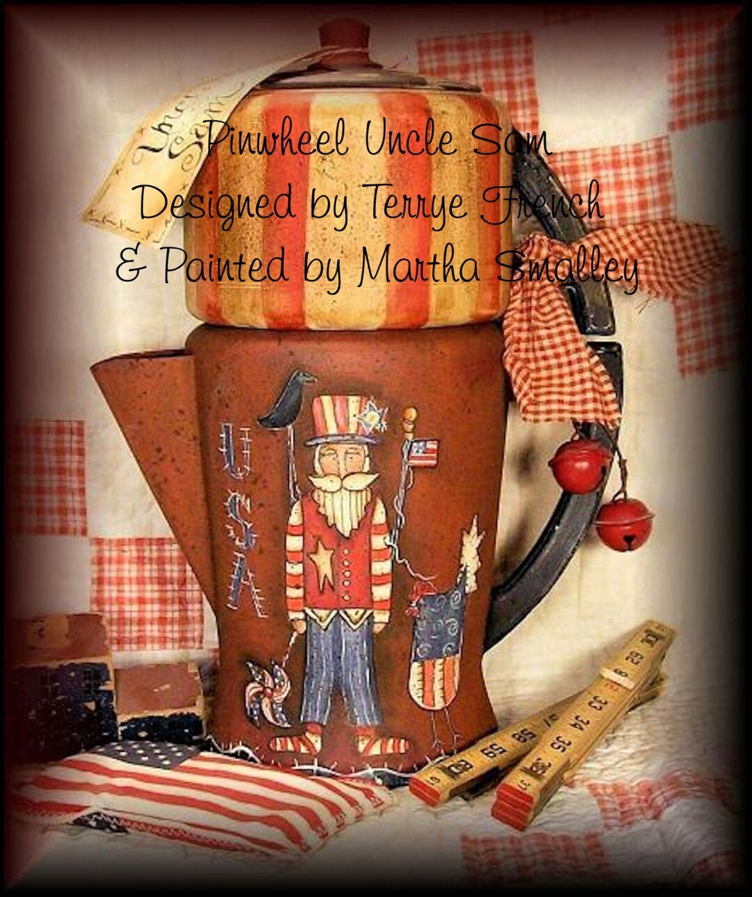 Pinwheel Uncle Sam - Painted by Martha Smalley, Painting With Friends E ...