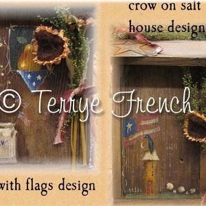 Americana Designs for Birdhouses - Painted by Terrye French, E-pattern ...