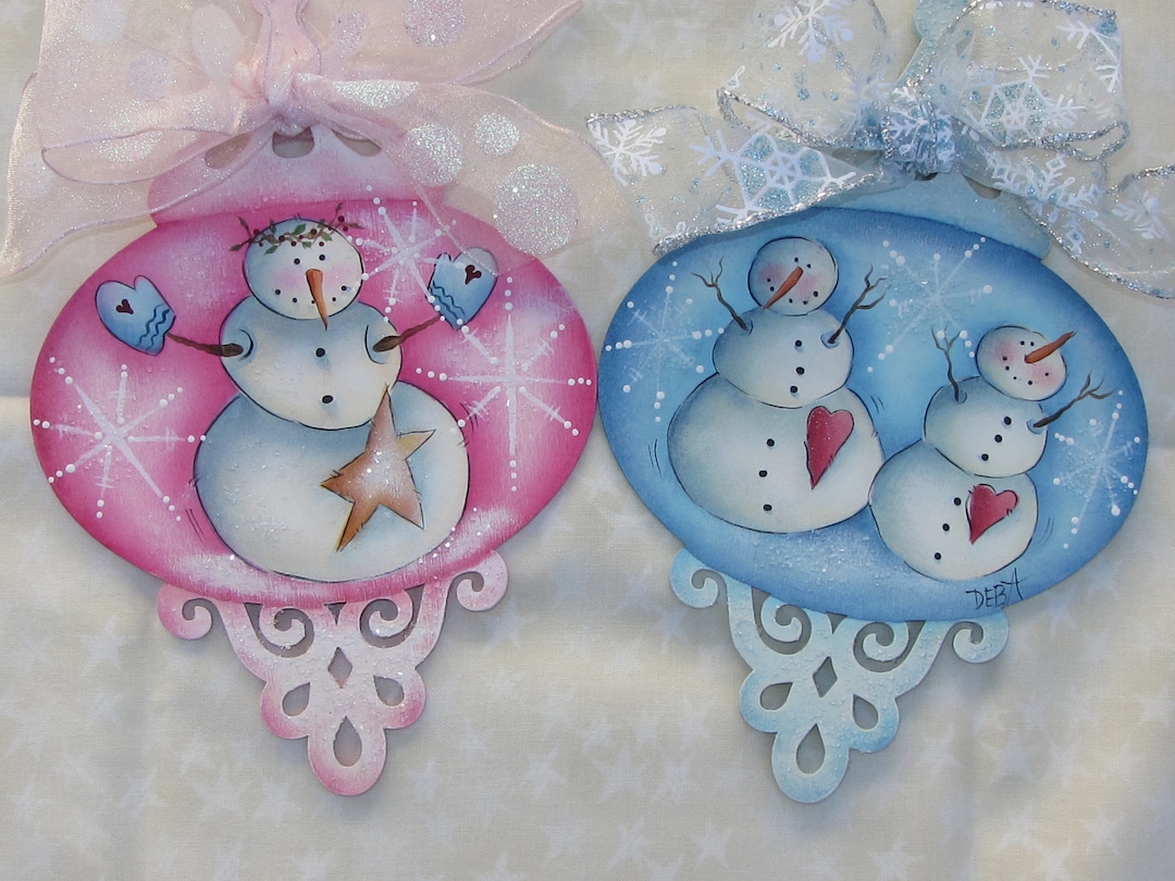 Frosty Snowies and Snowie in Pink, Email Pattern Packet by Deb Antonick ...
