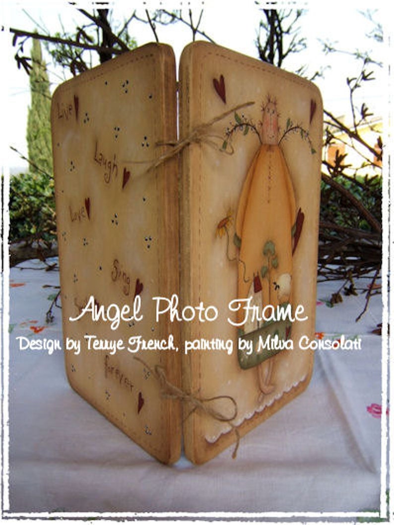 Angel Photo Frame by Milvi Consolati PWF E-pattern - Etsy Canada