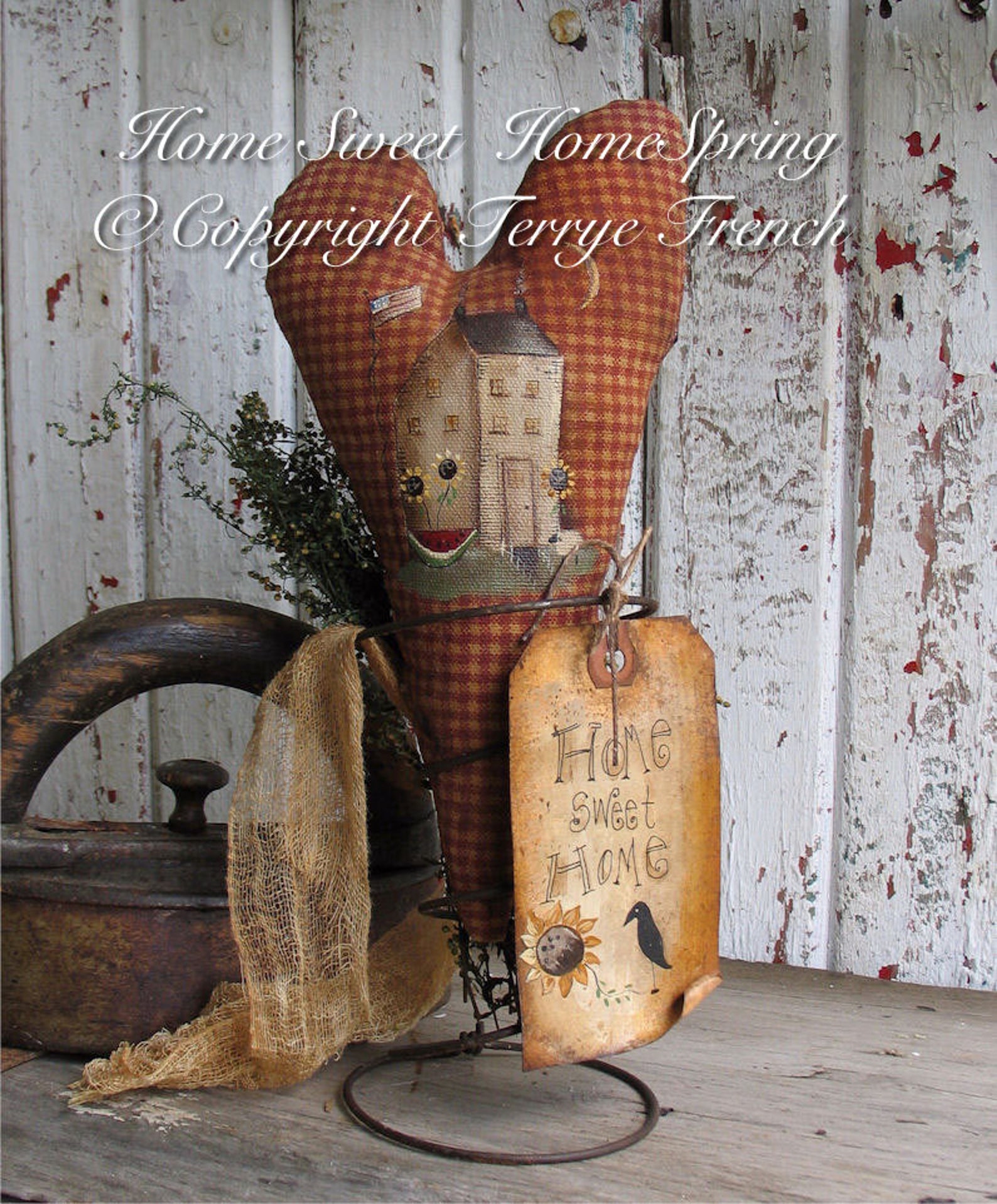 HOME Sweet Home Spring Terrye French, Painting With Friends - Etsy