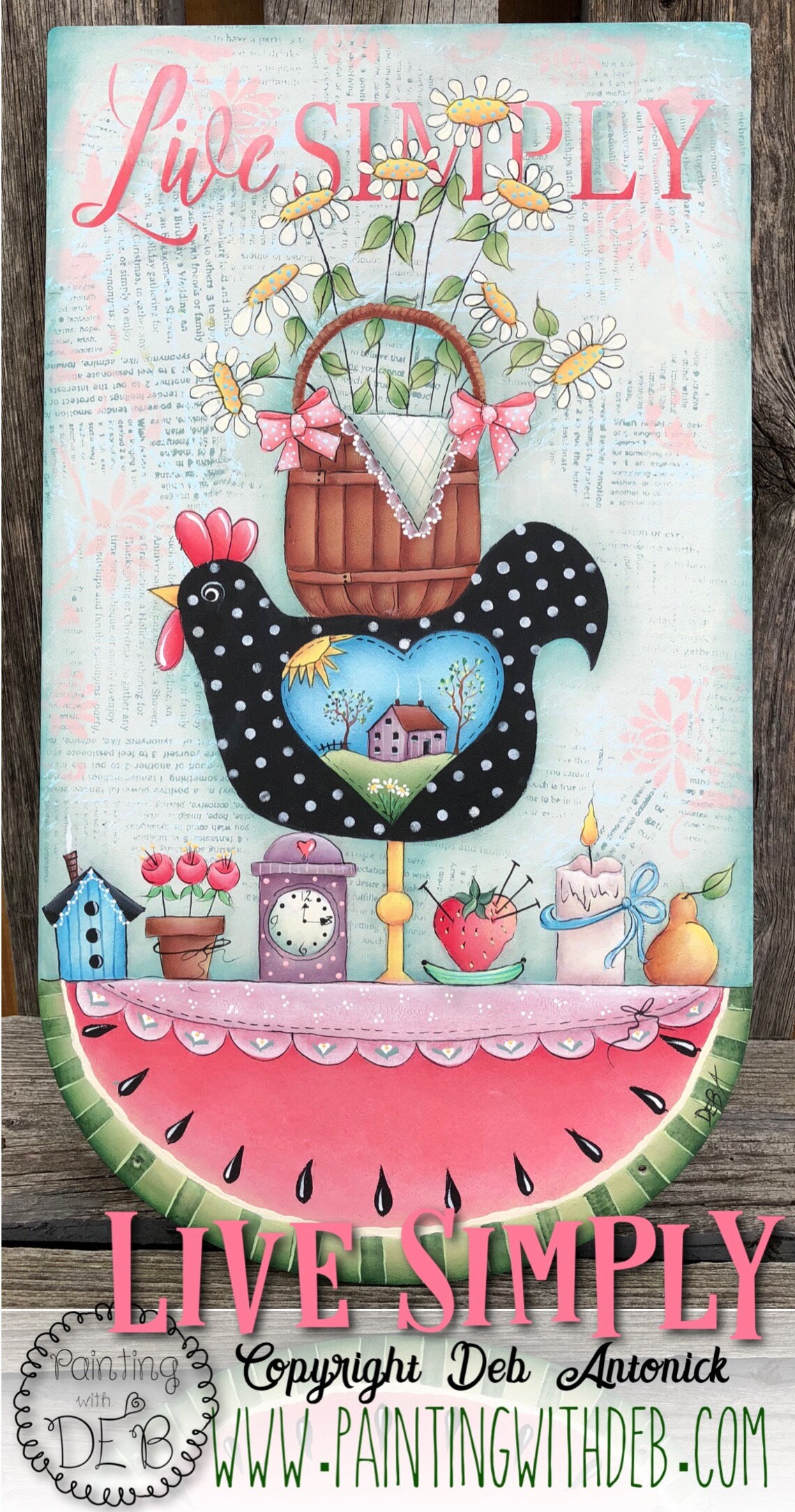 Live Simply by Deb Antonick, Digital Pattern Packet - Etsy