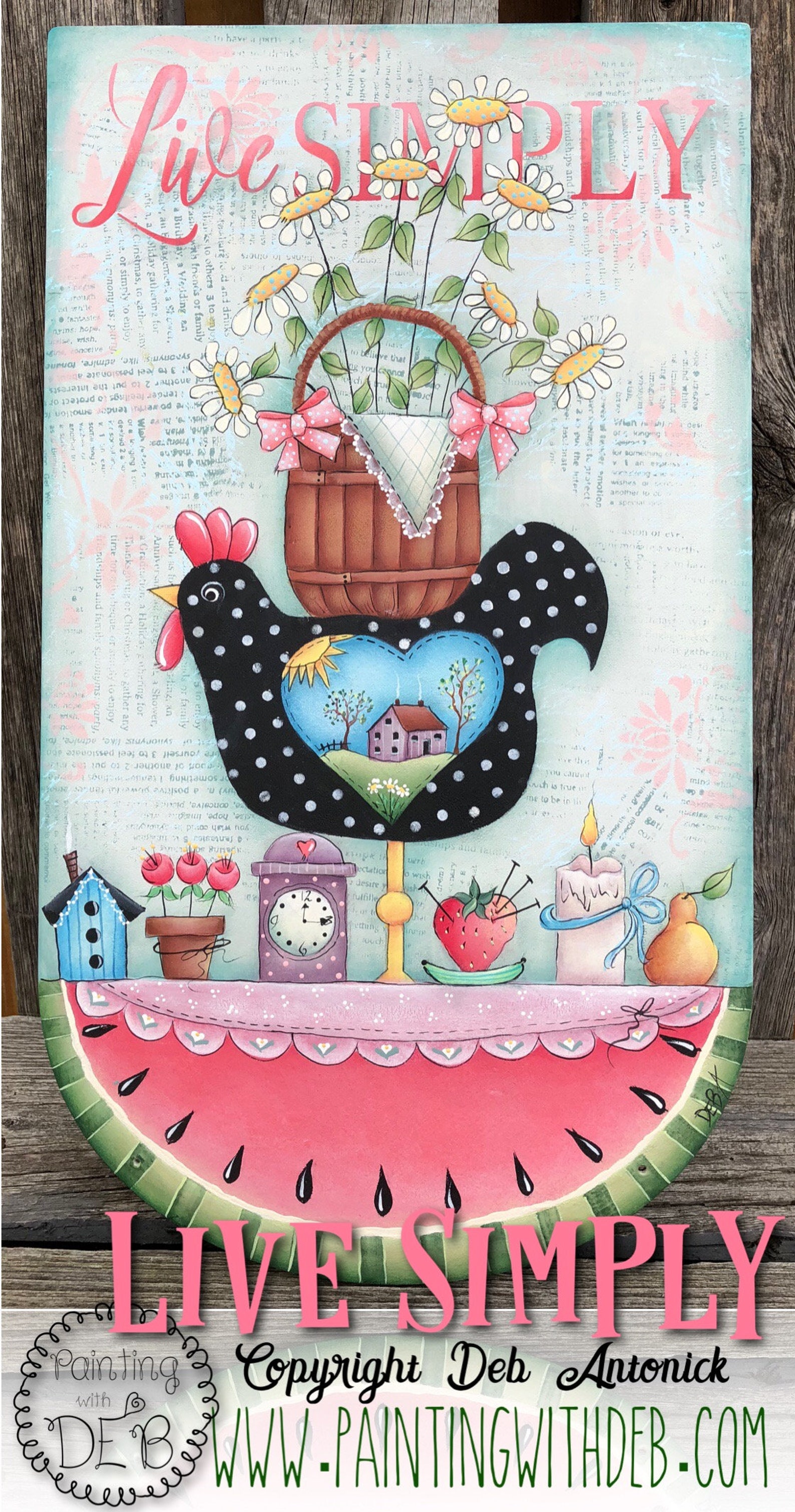 Live Simply by Deb Antonick, Digital Pattern Packet - Etsy