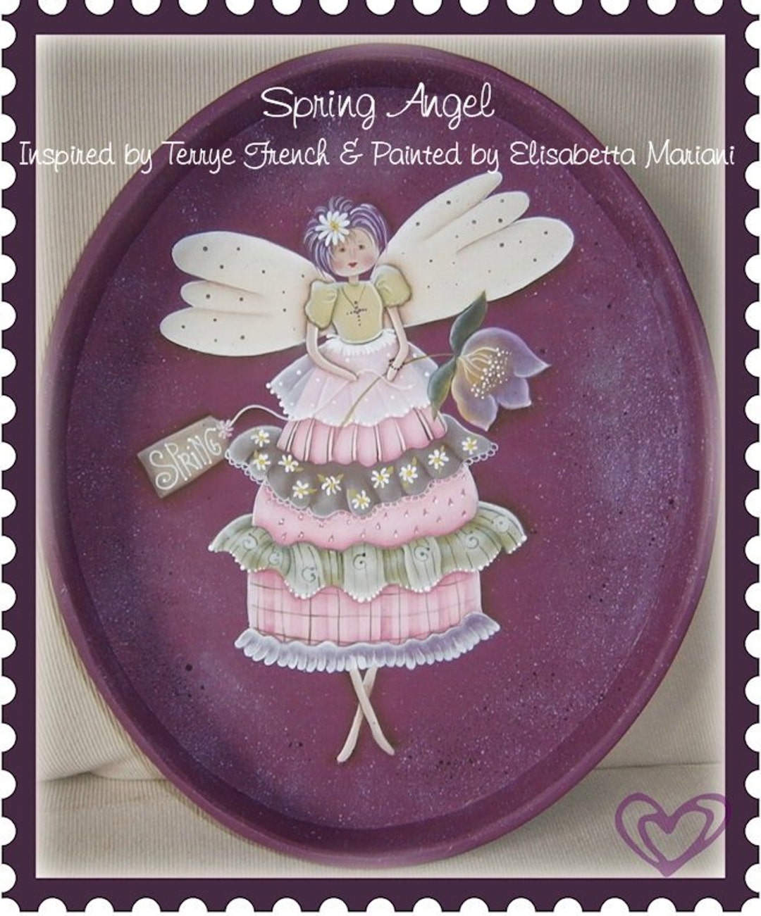 Spring Angel - Painted by Elisabetta Mariani, Painting With Friends E ...