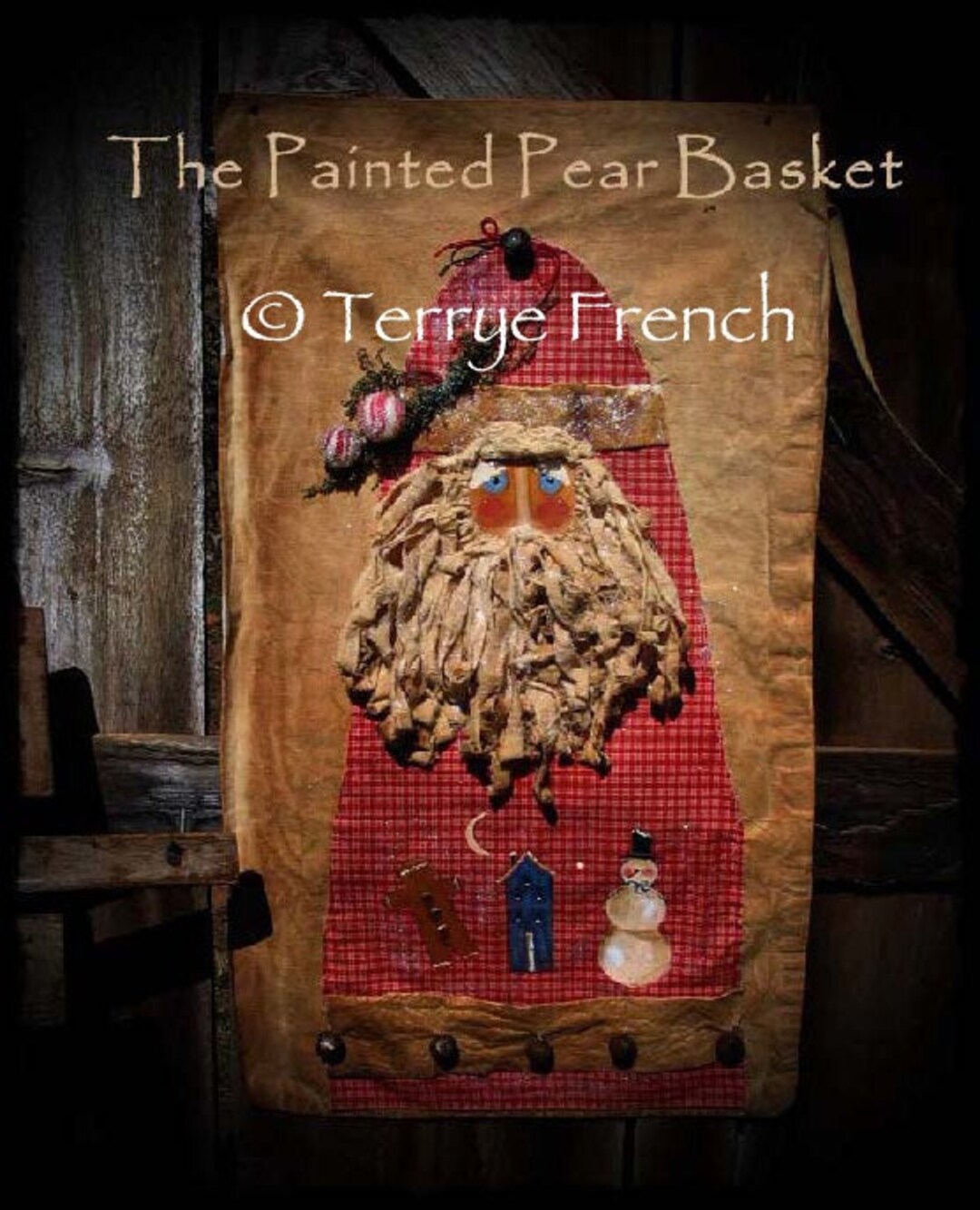 Santa Bag , Terrye French, Email Pattern Packet - Etsy