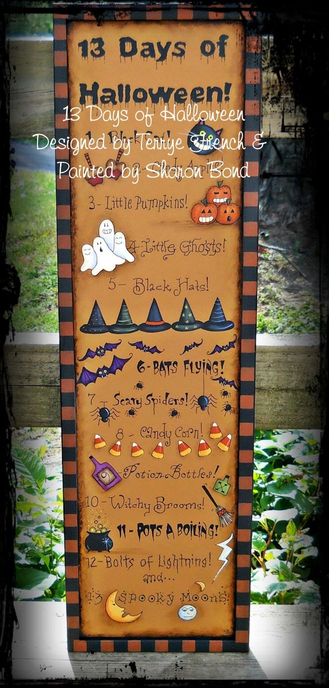 13 Days of Halloween - Painted by Sharon Bond, Painting With Friends E ...