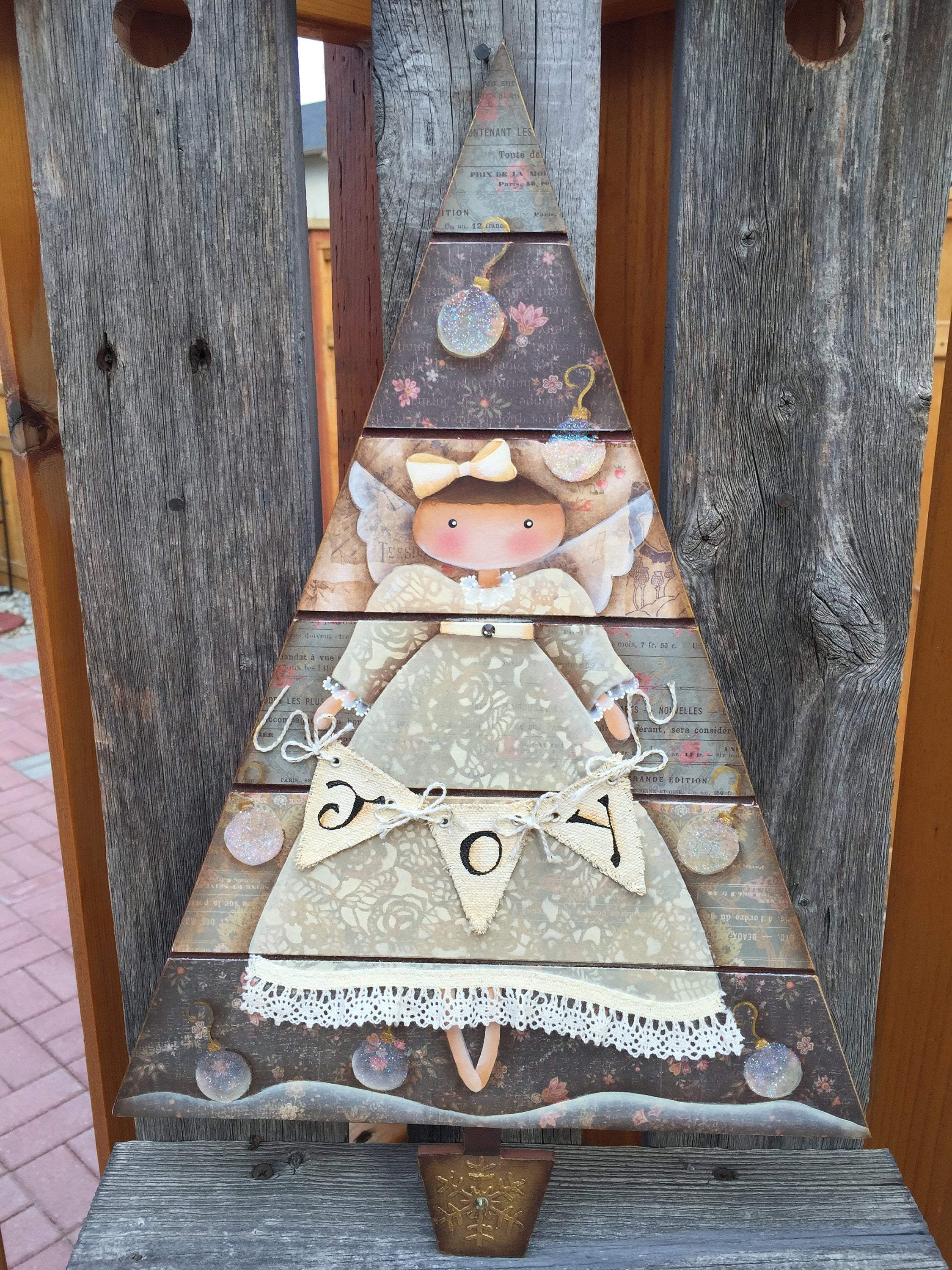 Vintage Angel Tree - by Deb Antonick, Painting With Friends E Pattern ...