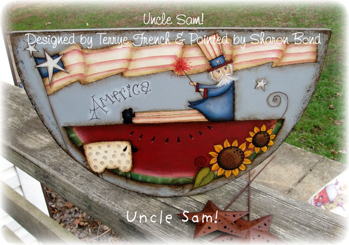 Uncle Sam - by Sharon Bond, E-pattern - Etsy