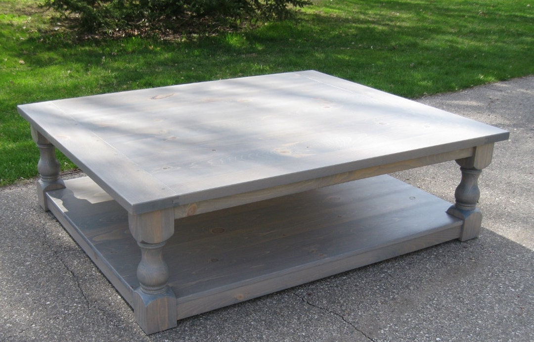 Large Rustic Coffee Table - Etsy