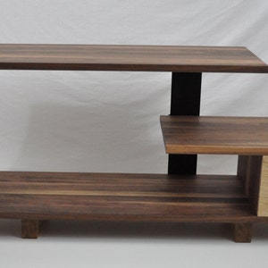Solid Walnut Entertainment Console - Etsy