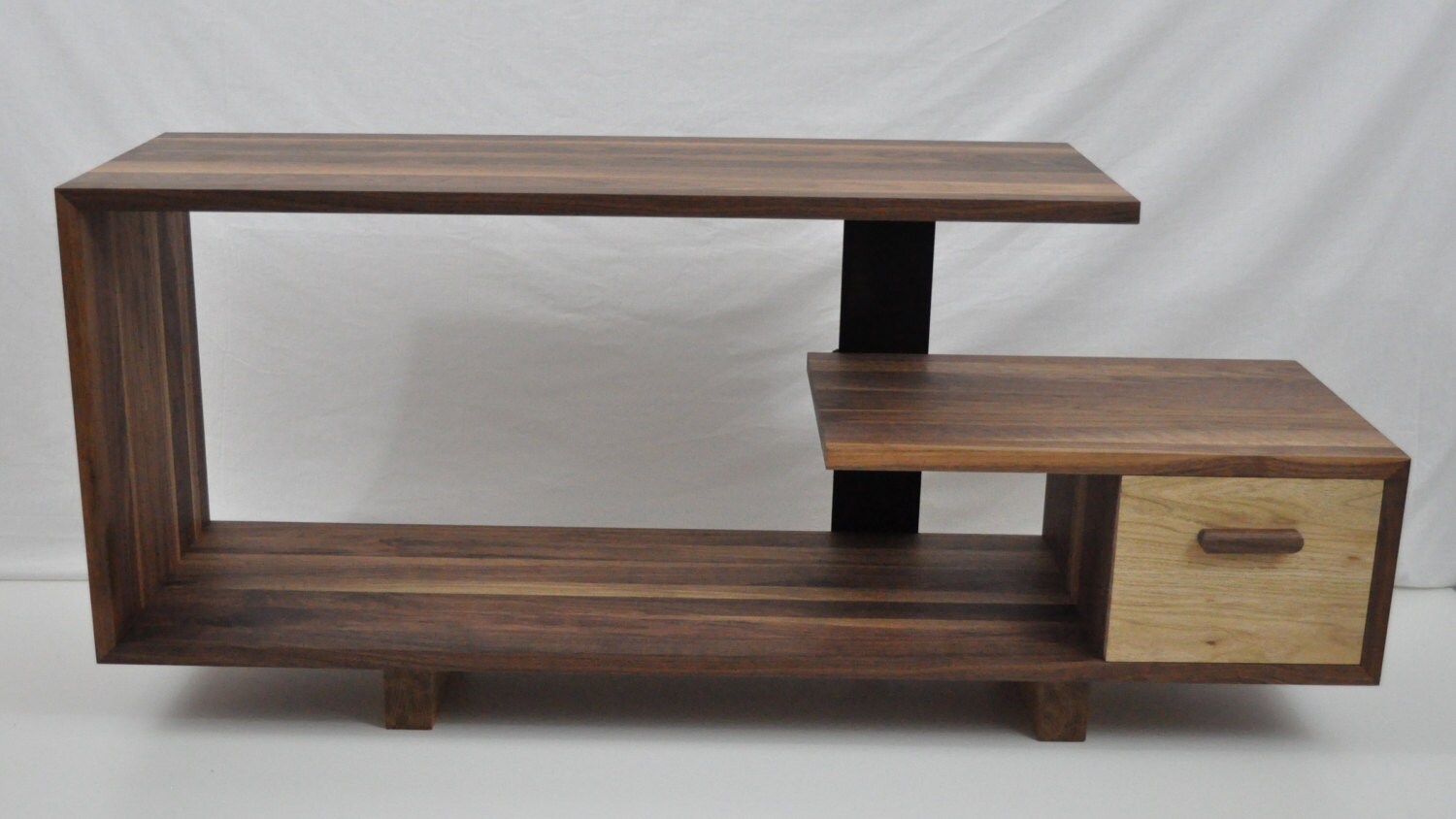 Solid Walnut Entertainment Console - Etsy