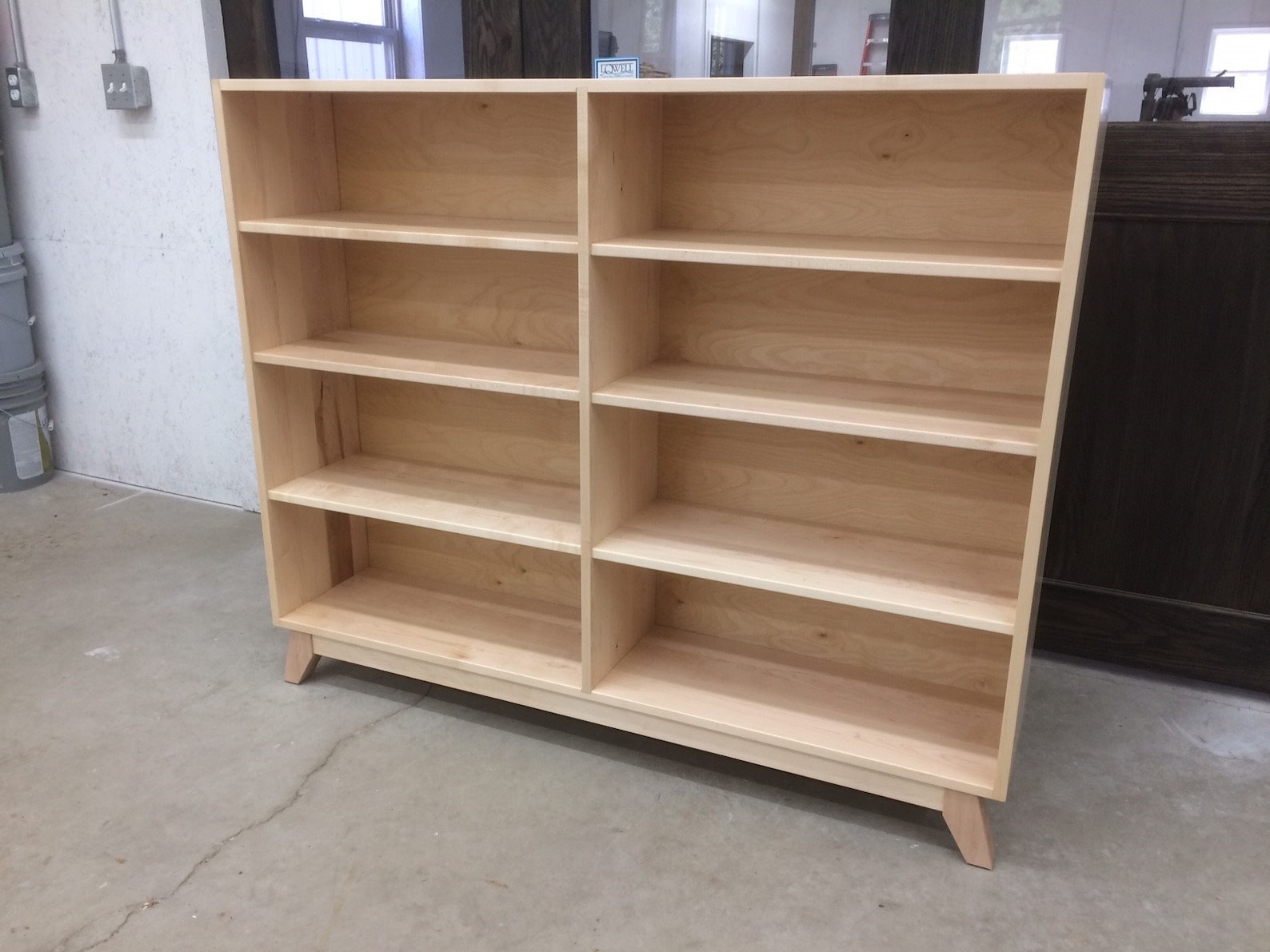 Classic Minimalist Maple Bookcase - Etsy