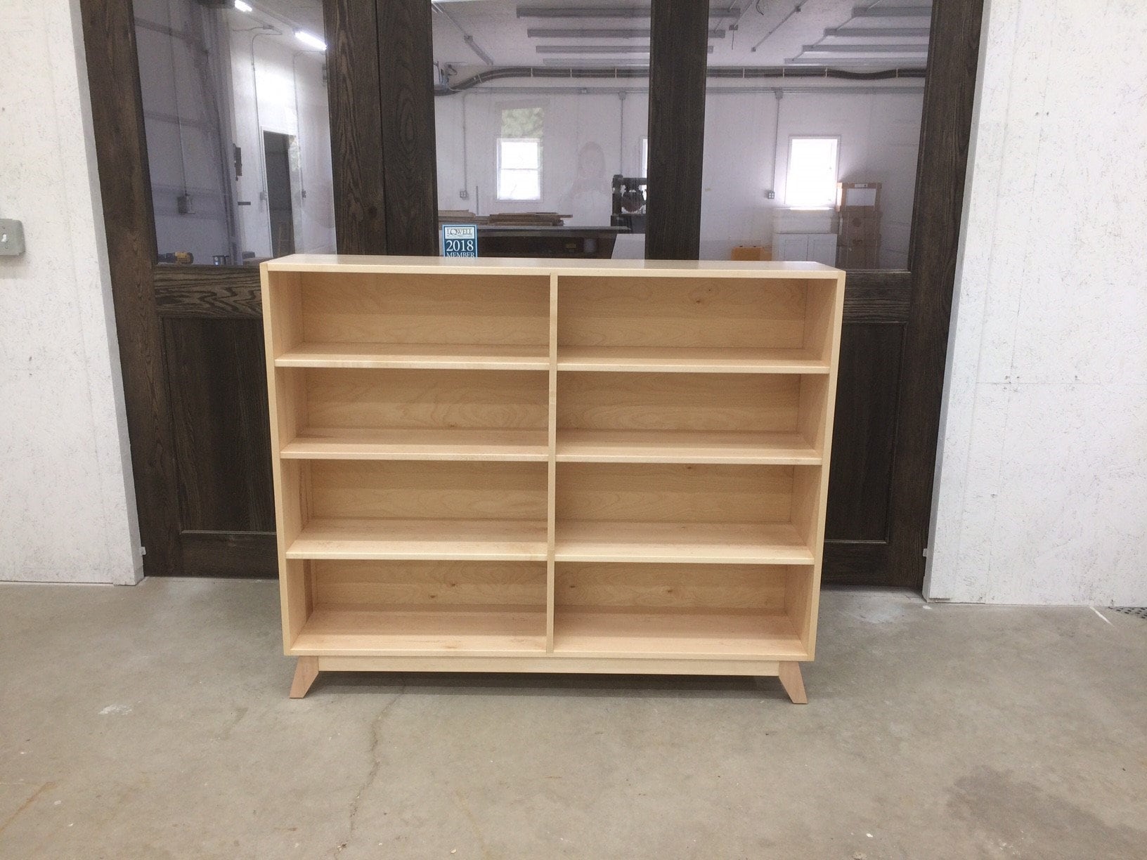 Classic Minimalist Maple Bookcase - Etsy