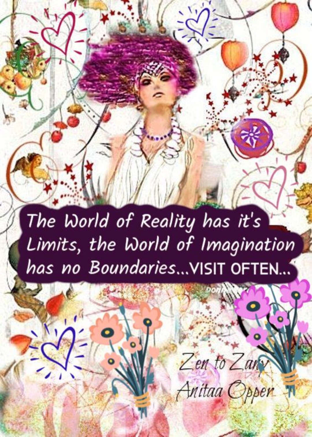 WORLD OF Imagination...item 167. Art by Anita.... Prints, Greeting ...