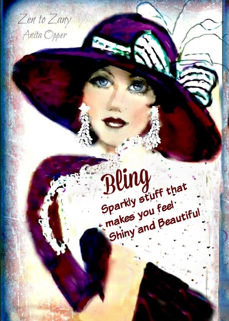 BLING Quotes...choose Quote....item 152..art by Anita of - Etsy Australia