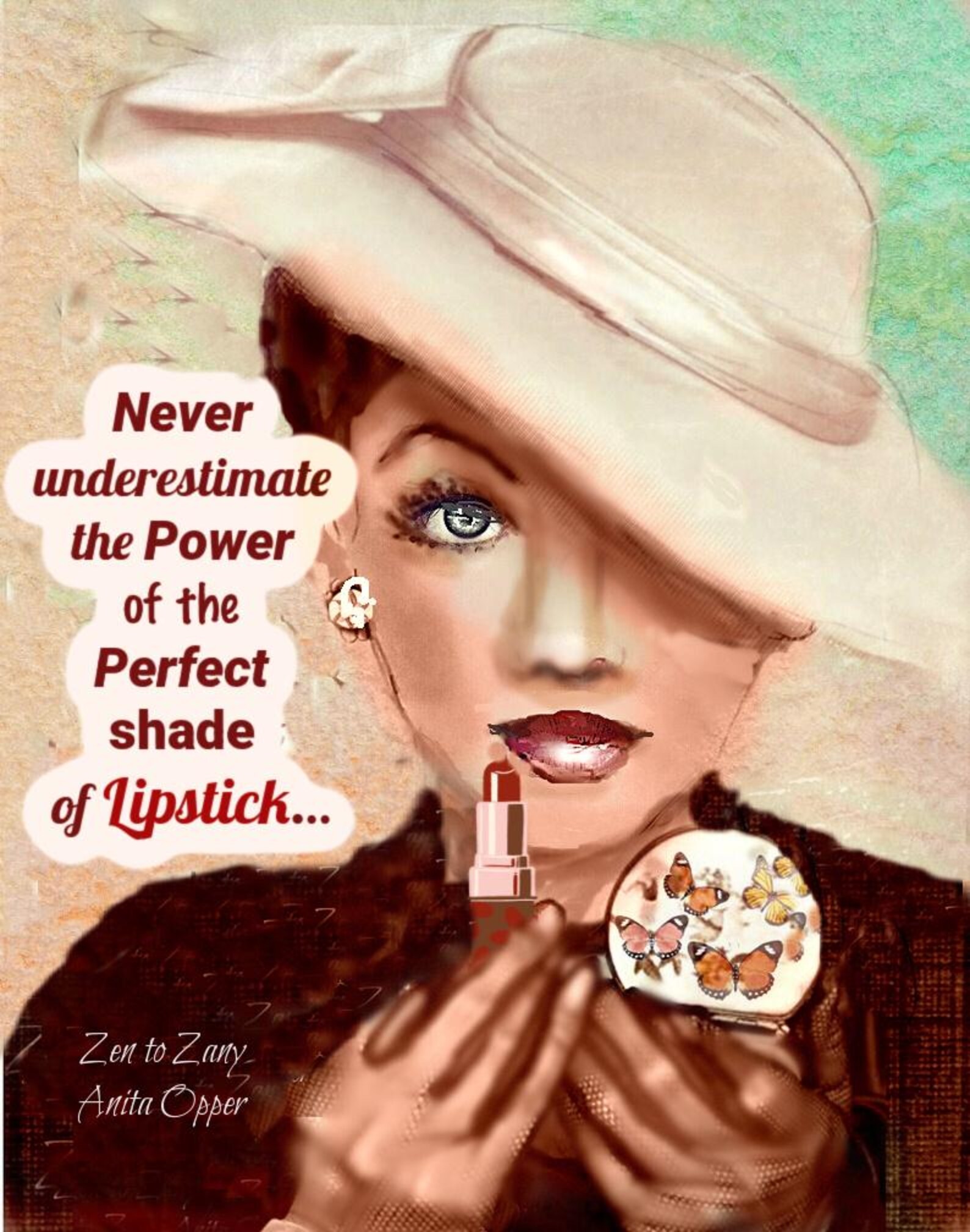 LIPSTICK Quotes...choose Quote When Ordering... (item #173)...3 IN 1 ...